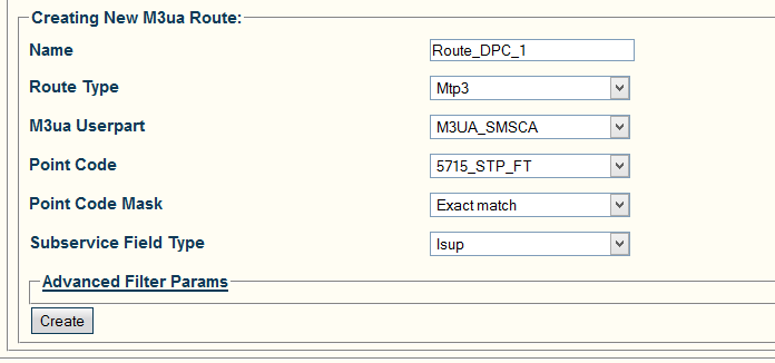 Creating an M3UA Route (SGP) - TBwiki